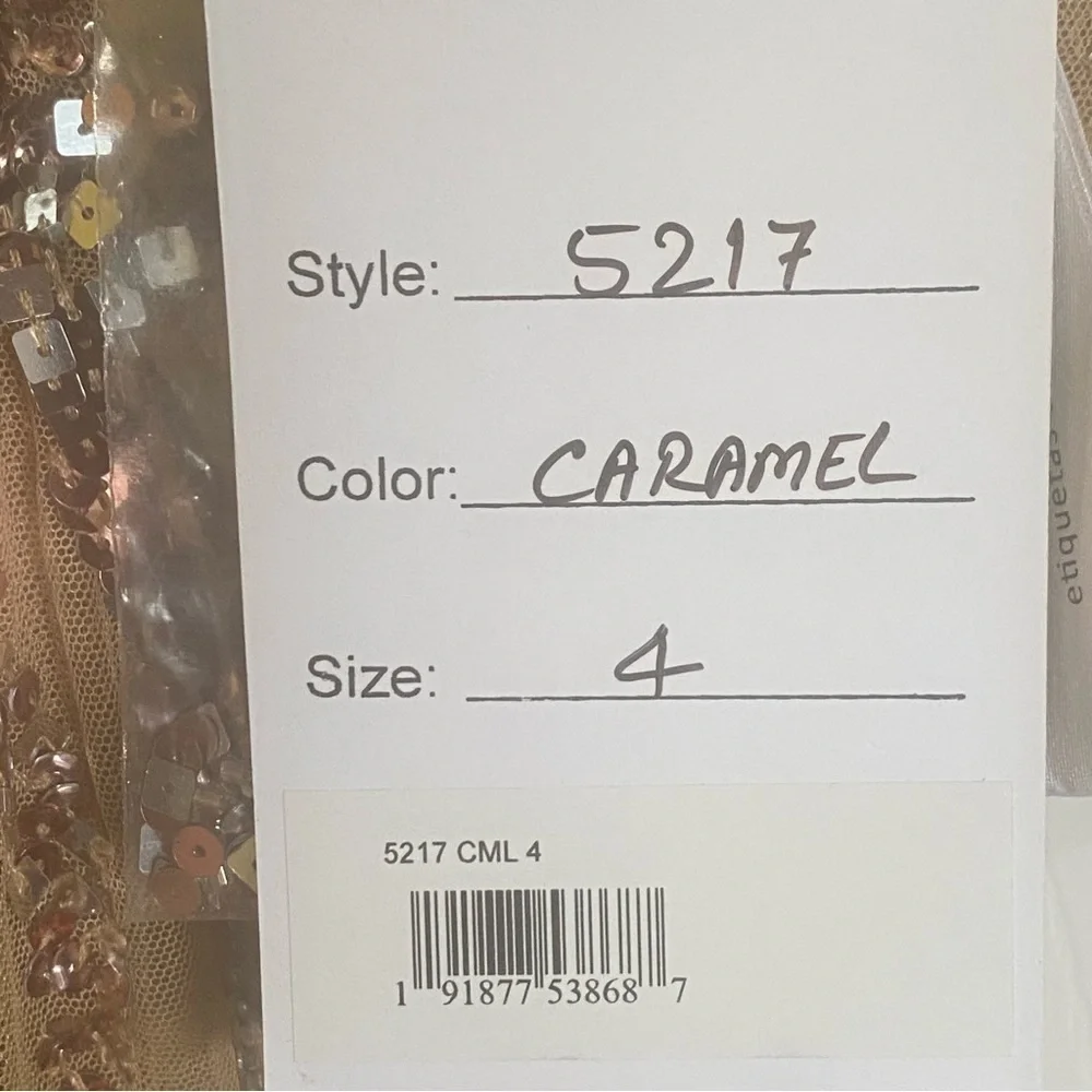 Mac Duggal | Dresses | Mac Duggal New Size 4 Sequins Beaded Illusion ...